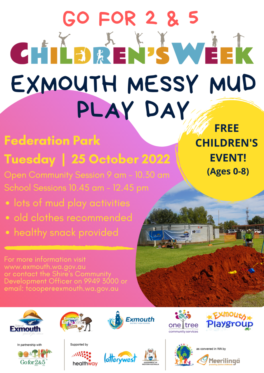 EXMOUTH MESSY MUD PLAY DAY » Shire of Exmouth, WA
